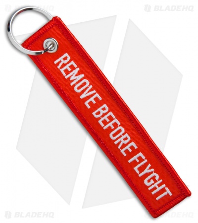 Flytanium Flight Tag "Remove Before Flyght" Keychain - Blade HQ