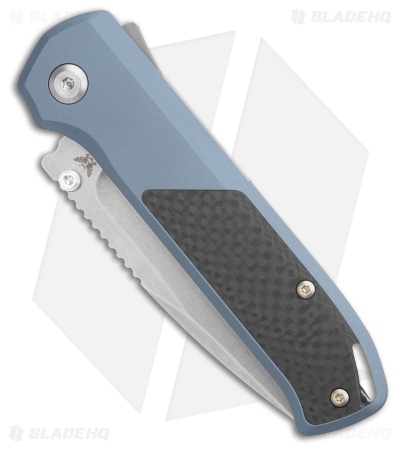 Flytanium Arcade Knife Blue Aluminum + Carbon Fiber (SW)