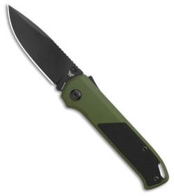 Flytanium Arcade Knife OD Green Alum/Black & Yellow G10 (Black) - Blade HQ