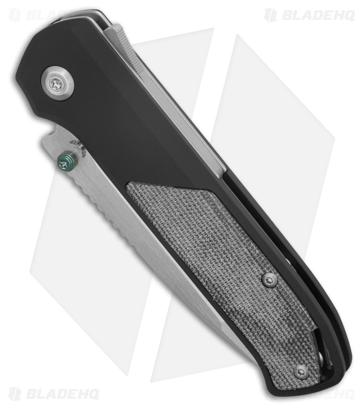 Flytanium Arcade Tanto Shark-Lock Knife Black Al/Micarta SW