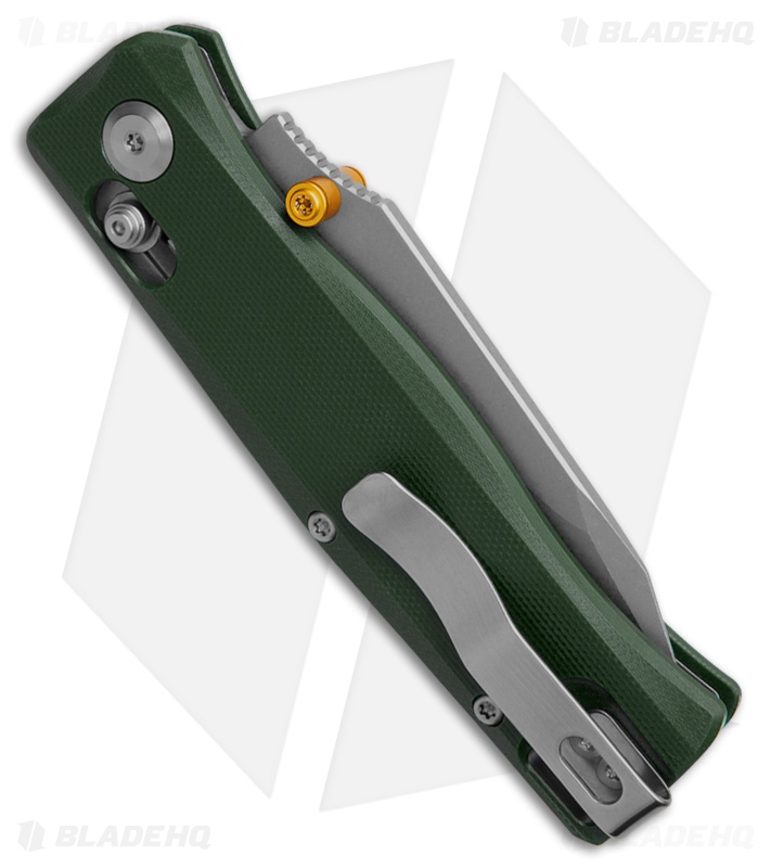 Flytanium BEEF Knife Dark Moss G-10 Stonewash