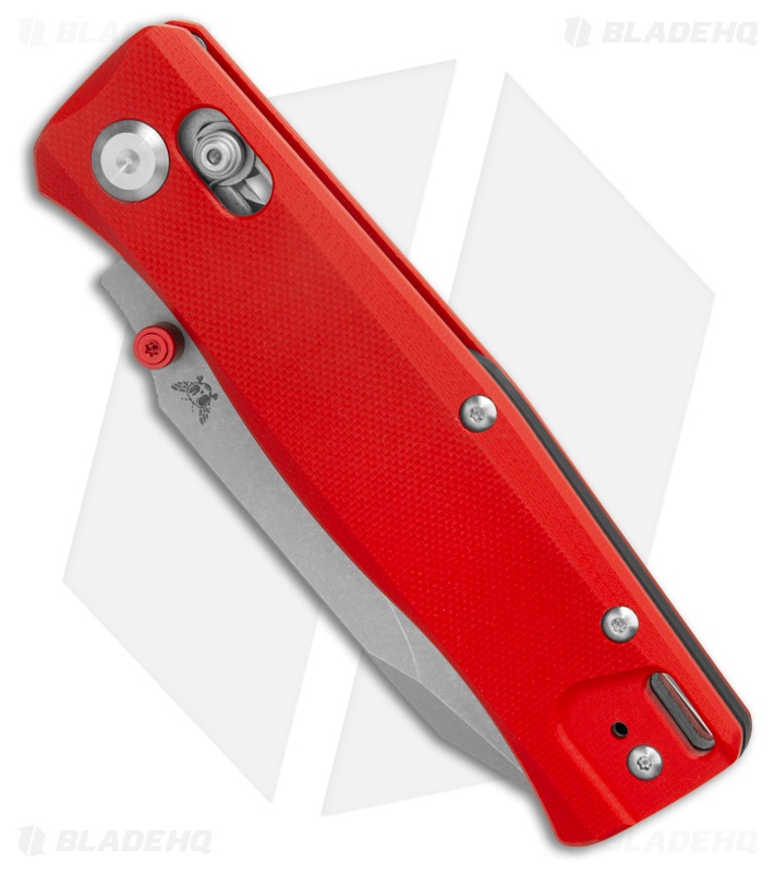 Flytanium BEEF Crossbar Lock Fire Red G-10 SW 14C28N
