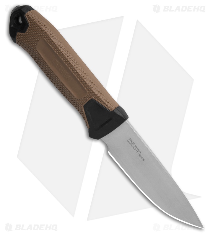 Gerber StrongArm Camp MagnaCut Knife Coyote Brown