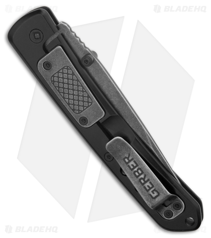 Gerber Affirm Green Al Drop Point Black SW 7Cr17Mov