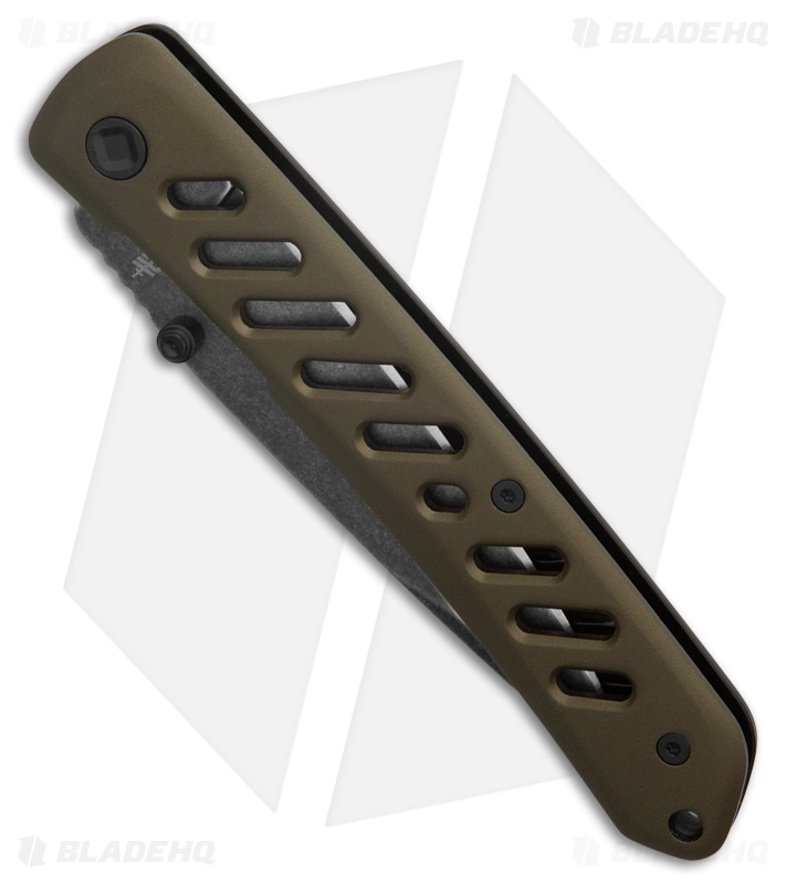 Gerber Affirm Green Al Drop Point Black SW 7Cr17Mov