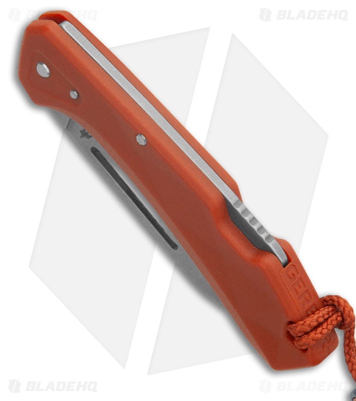 Gerber LST Mini Burnt Orange GFN Drop Point SW 440A