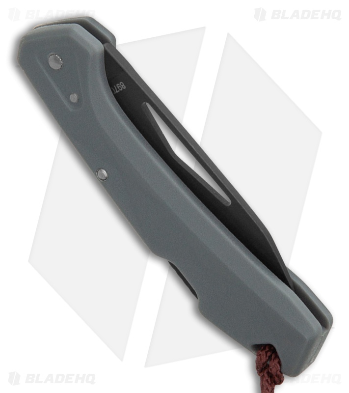 Gerber LST Mini Gray GFN Drop Point Black 440A