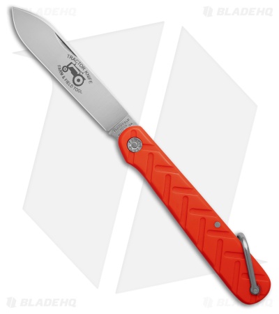 GEC Farm & Field Tractor Knife Traction Jigged Orange Delrin