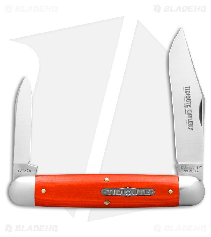 GEC Tidioute Cutlery Texas Stogie | Ember Orange Micarta