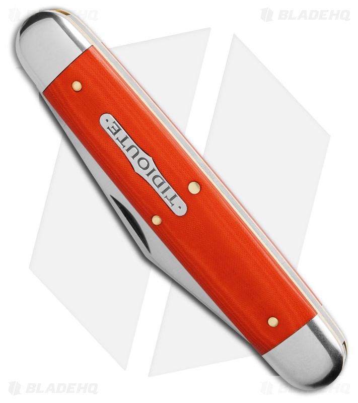 GEC Tidioute Cutlery Texas Stogie | Ember Orange Micarta