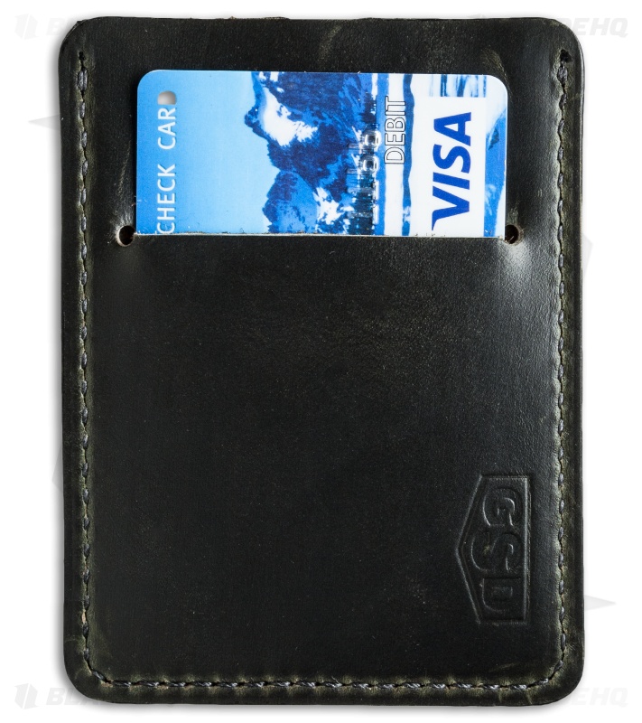 Greg Stevens Design Slim(mer) V2 Wallet Dark Green Leather - Blade HQ