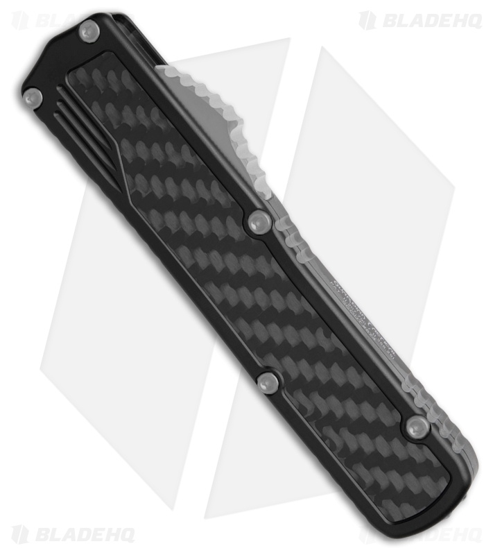 Guardian Tactical Scout OTF Knife Black Aluminum/CF Two-Tone