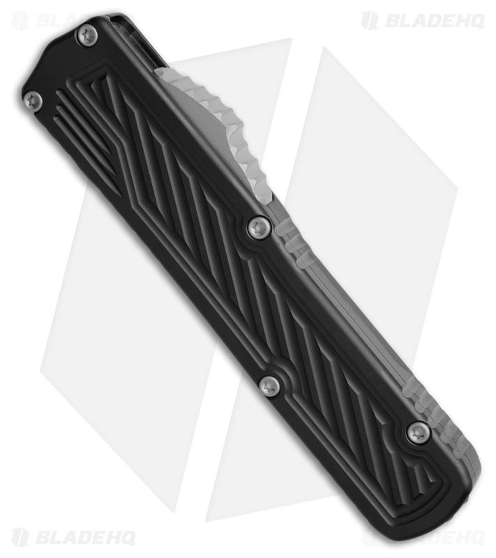 Guardian Tactical Scout OTF Knife Black Aluminum SW Serr