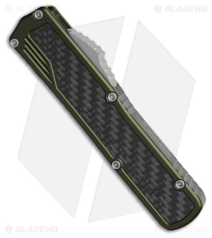Guardian Tactical Scout OTF Knife OD Green Aluminum/CF SW