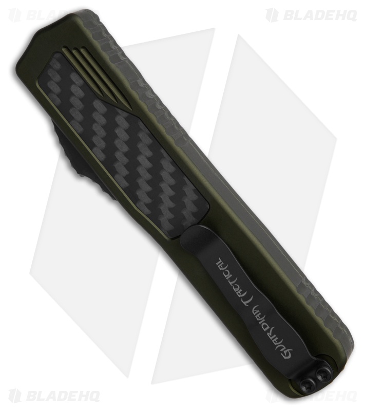 Guardian Tactical Scout OTF Knife OD Green Al/CF Black Serr