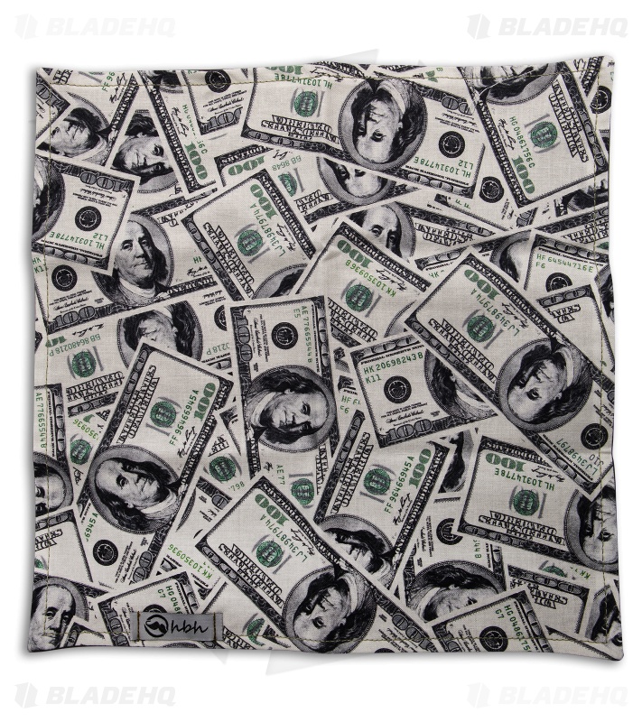 Hanks by Hank 10" x 10" Handkerchief All About The Benjamins