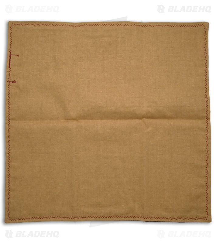 Hanks by Hank 10" x 10" Handkerchief - Navy Polkadot Mustard - Blade HQ