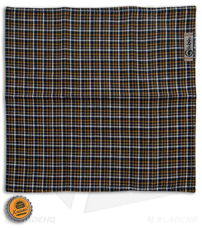 Hanks by Hank 10" x 10" Handkerchief | Mustard Plaid