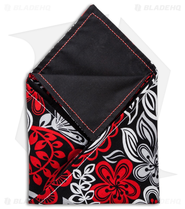 Hanks by Hank 10" x 10" Handkerchief - Red Floral - Blade HQ