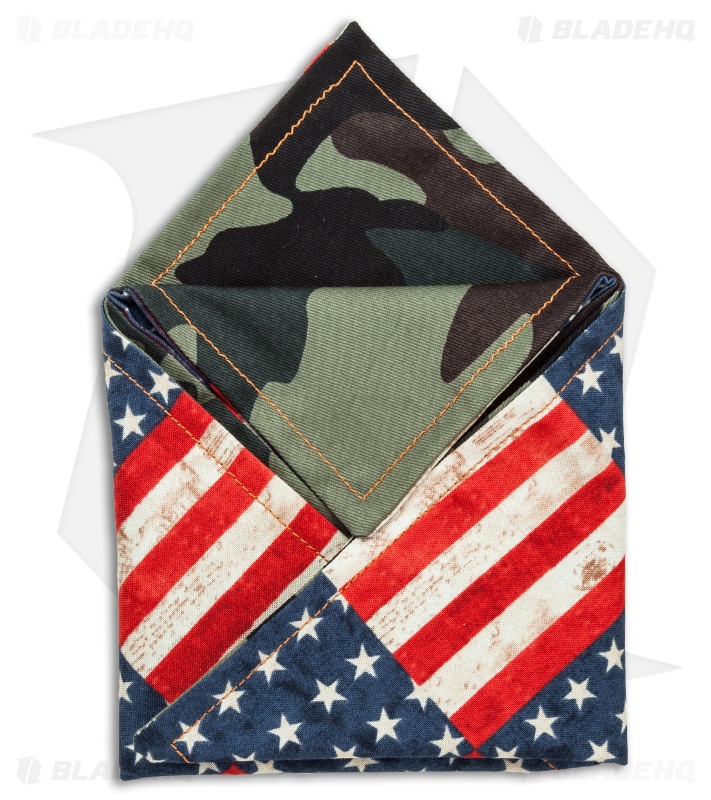 Hanks by Hank 10" x 10" Handkerchief - Merica/Camo - Blade HQ