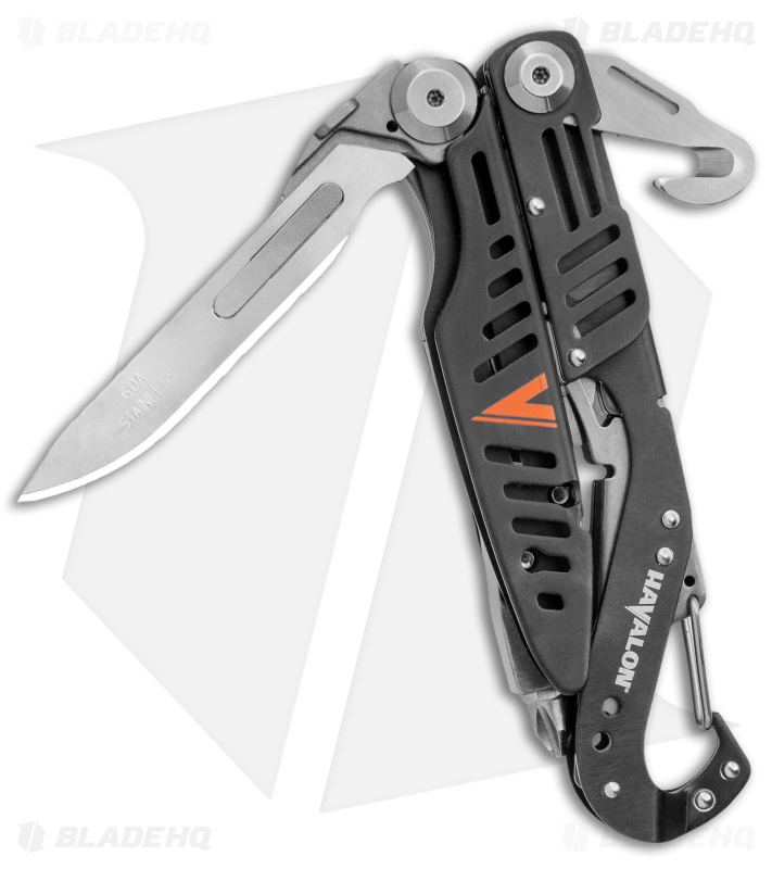 Havalon Evolve Multi-Tool Black (7-in-1) - Blade HQ
