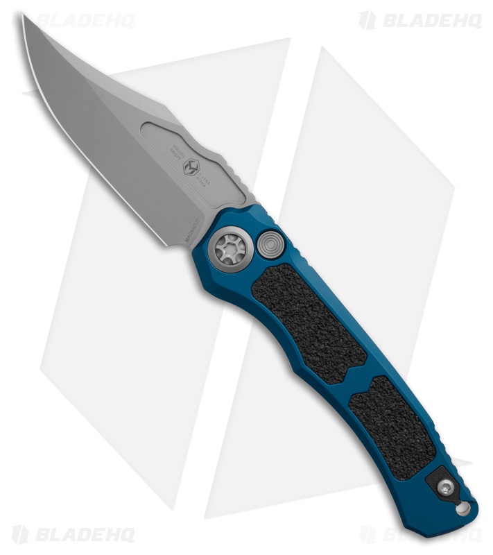 Heretic Knives Wraith Automatic Knife Blue Al MagnaCut BB