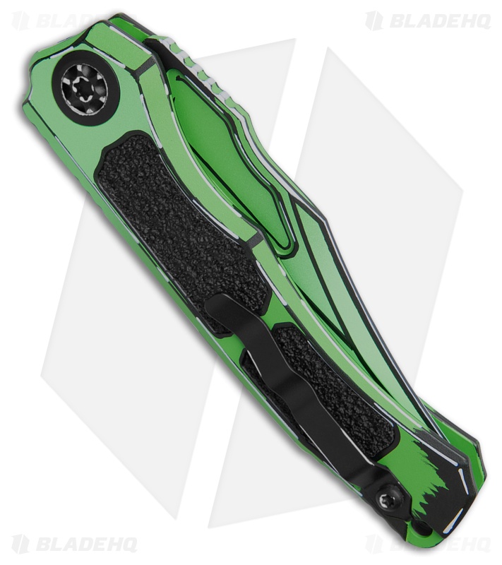 Heretic Knives Wraith V4 Automatic Knife Toxic Green Cel Shade Al