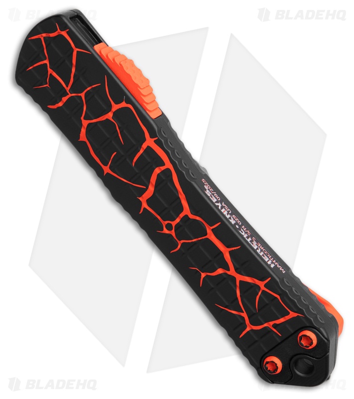 Heretic Knives Manticore S Recurve OTF | Magma UV Orange