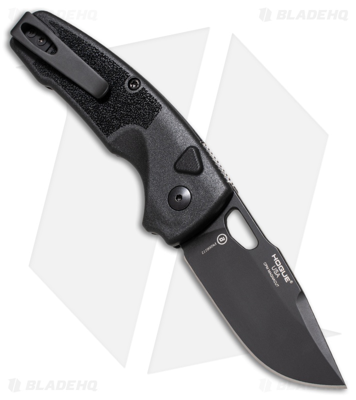 Hogue K365 Auto Black Polymer Clip Point Black Cerakote