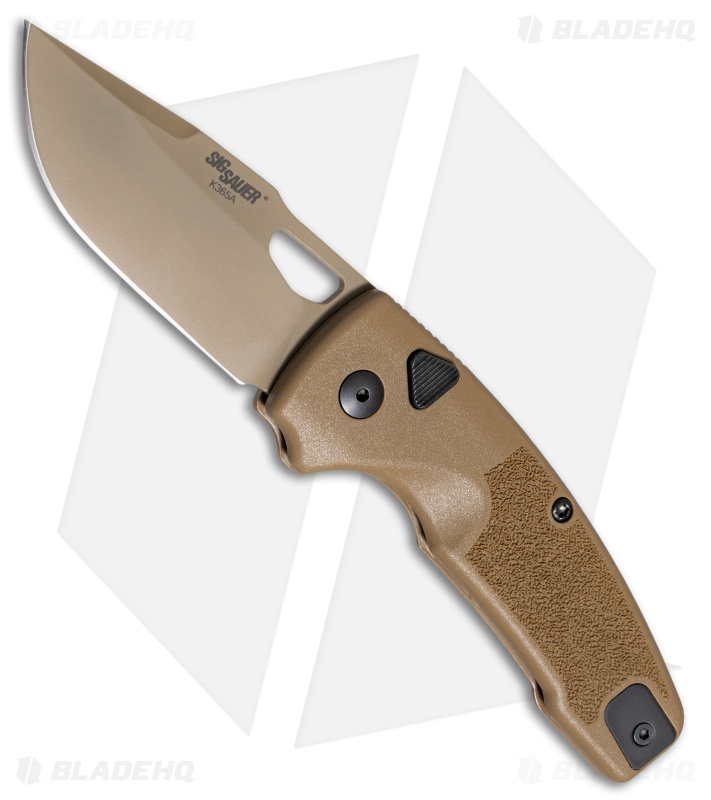 Hogue K365 Auto Tan Polymer Clip Point Coyote Tan Cerakote