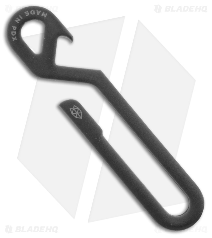 The James Brand The Hook Pocket Tool Keychain Bottle Opener - Black ...