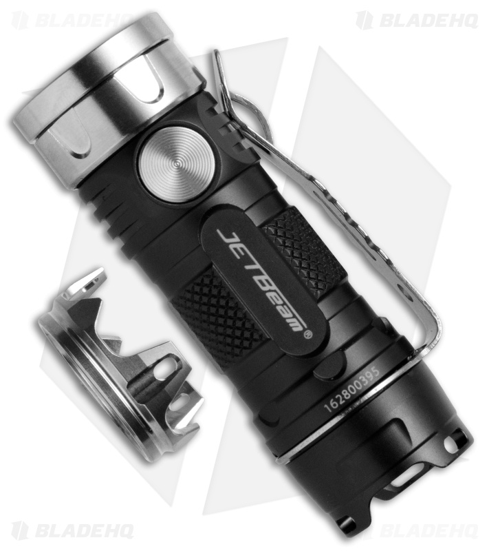 JETBeam Jet-II Pro Flashlight Two-Tone Ti Cree XP-L HI LED (510 Lumens ...