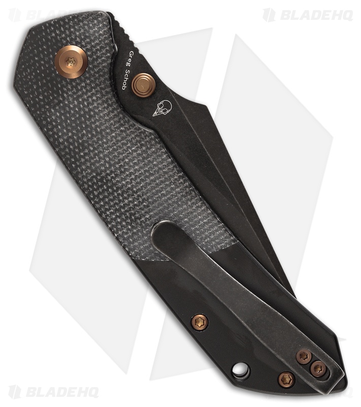 Kansept Knives Fenrir | Black SW Aluminum Black Micarta