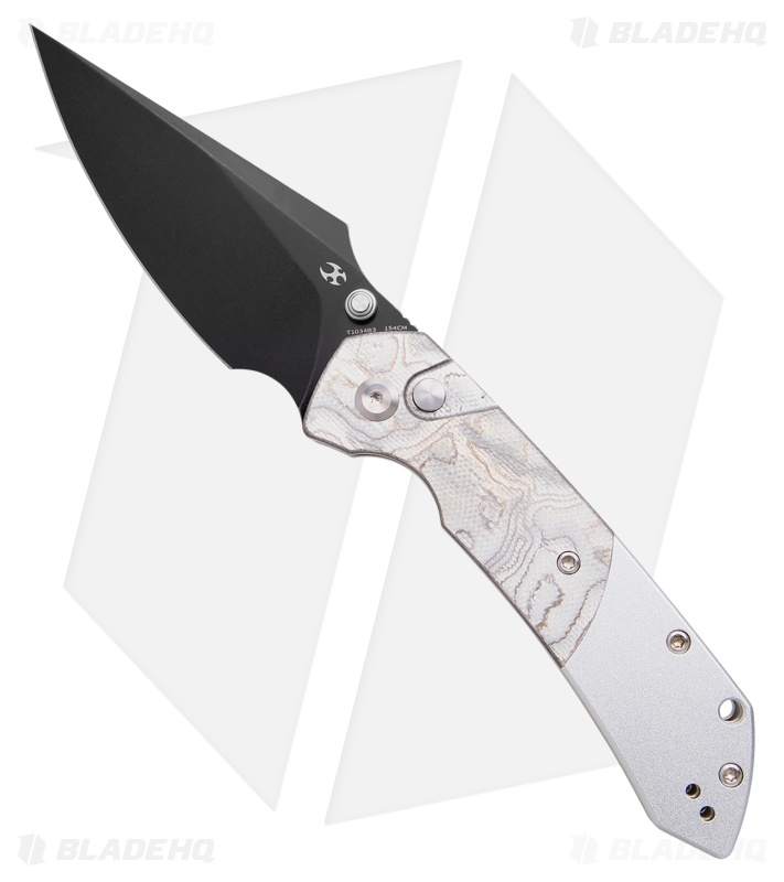 Kansept Fenrir Button Lock Knife G-10 with Aluminum Foil