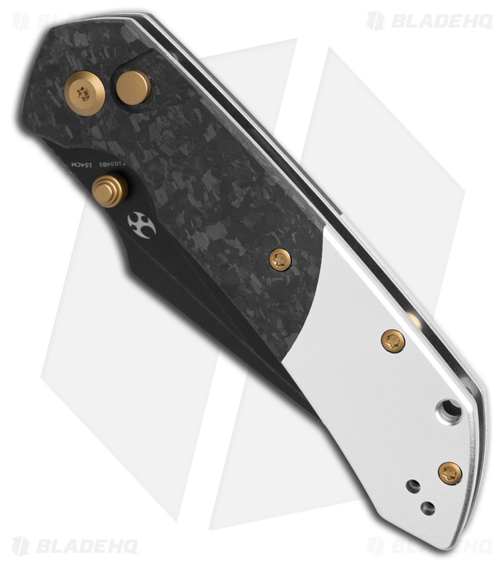 Kansept Greg Schob Fenrir Botton Lock Knife Carbon Fiber/Ti