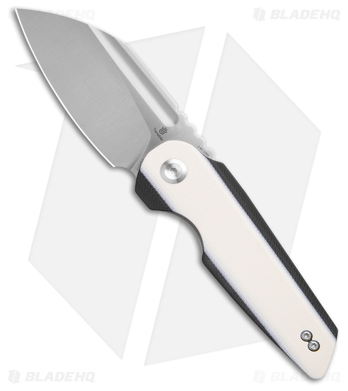 Kansept Knives Rafe L Knife Black/White G-10 Satin