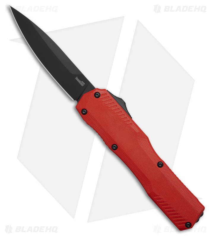 Kershaw Livewire OTF Automatic Knife Red G-10/Black Al