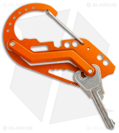 KeyBiner Orange Aluminum Key Organizer Pocket Tool - Blade HQ