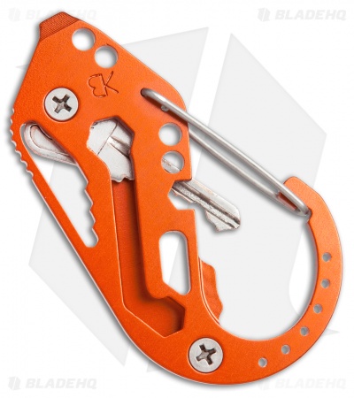 KeyBiner Orange Aluminum Key Organizer Pocket Tool - Blade HQ