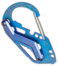 KeyBiner Blued Titanium Key Organizer Pocket Tool - Blade HQ