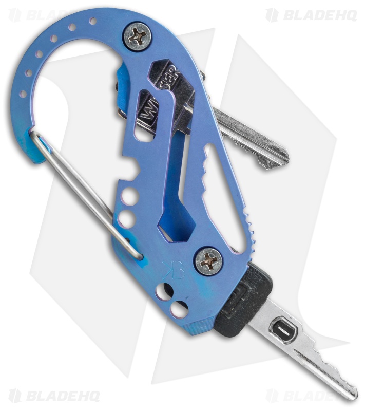 KeyBiner Black Aluminum Key Organizer Pocket Tool - Blade HQ