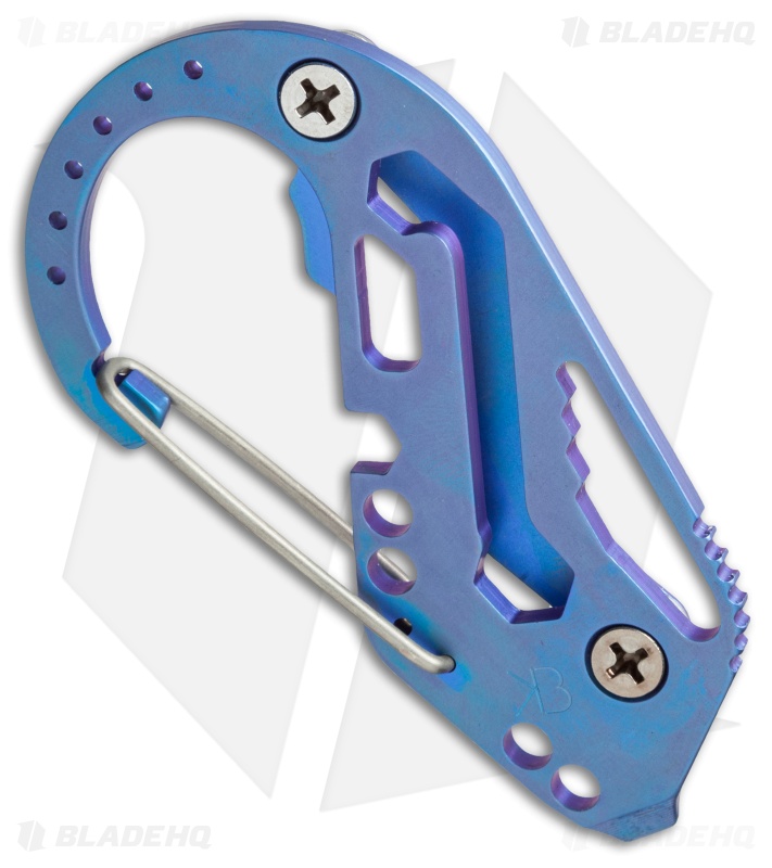 KeyBiner Blued Titanium Key Organizer Pocket Tool - Blade HQ