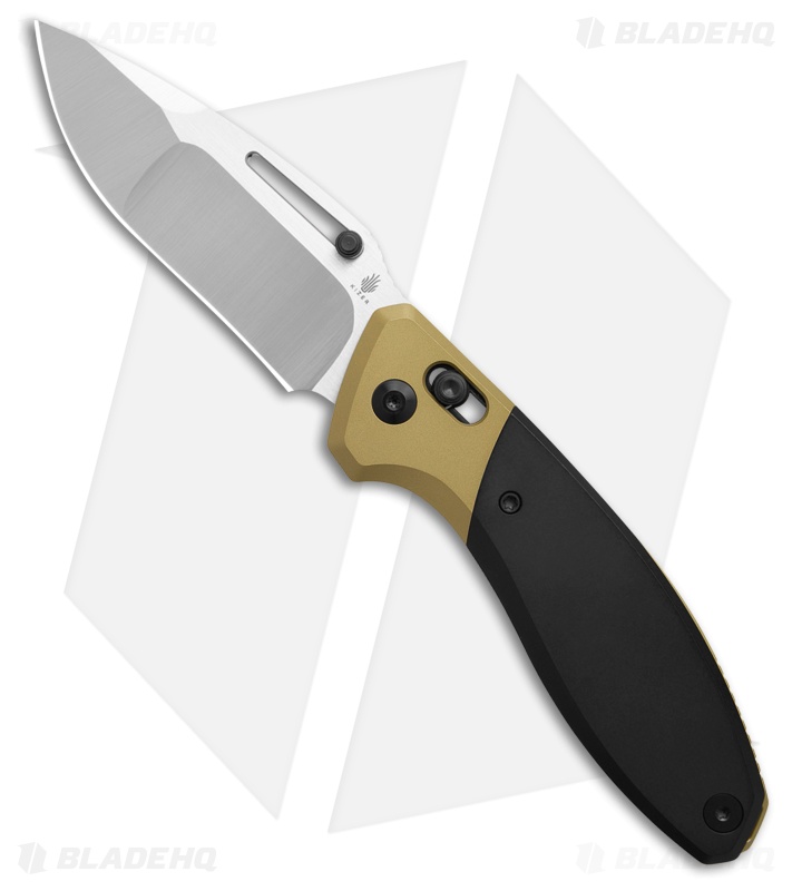 Kizer Bulli Clutch Lock Knife Black + Gold Titanium