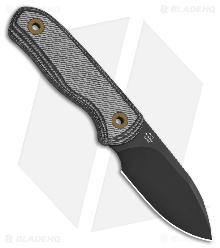 Kizer Drop Bear Sheepsfoot | Micarta | Black