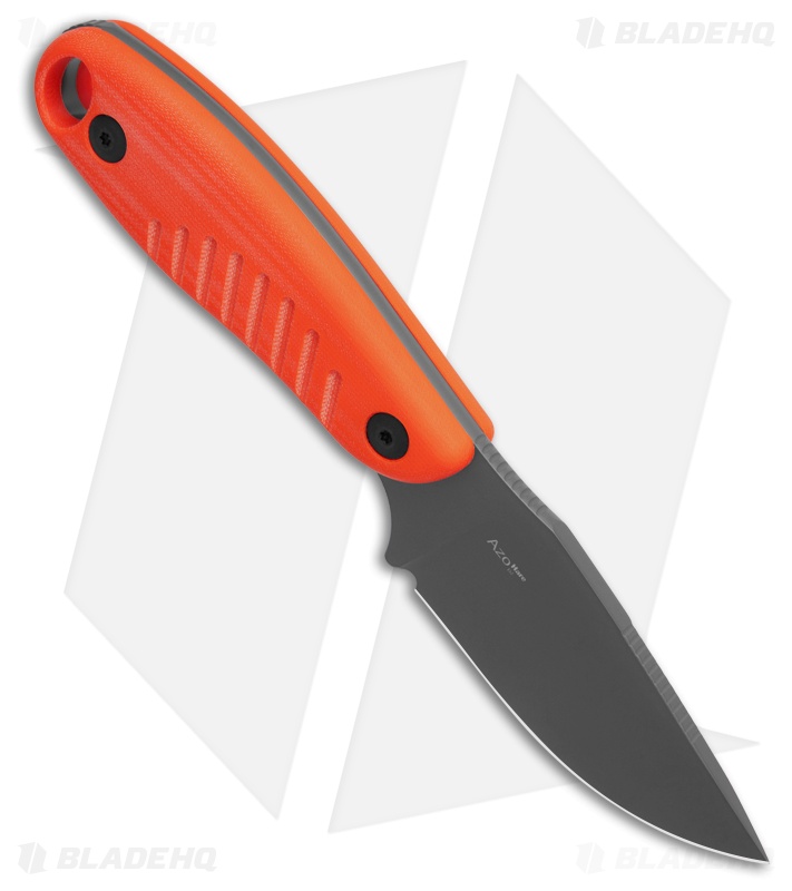 Kizer Hare Fixed Blade Knife Orange G-10 Black 1077A1