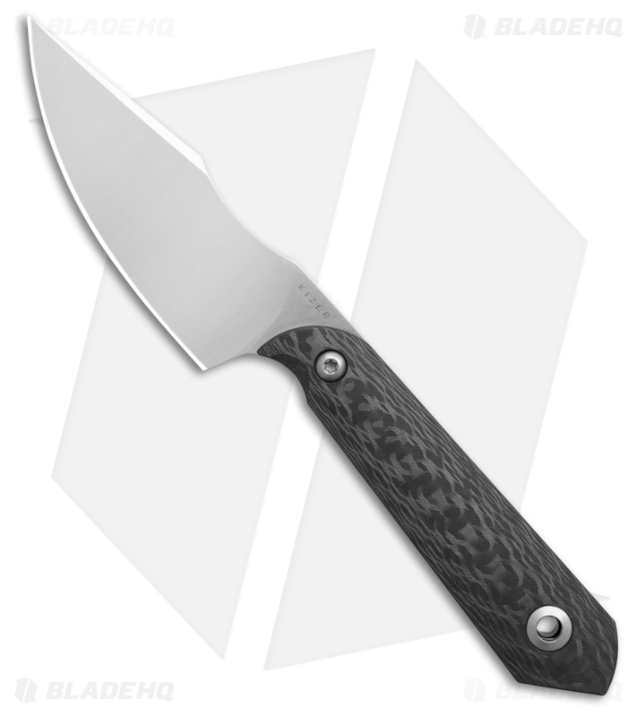 Kizer Harpoon Mini Fixed Blade Knife Carbon Fiber Satin