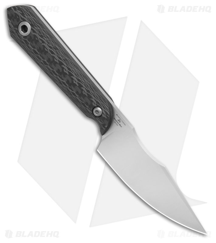 Kizer Harpoon Mini Fixed Blade Knife Carbon Fiber Satin