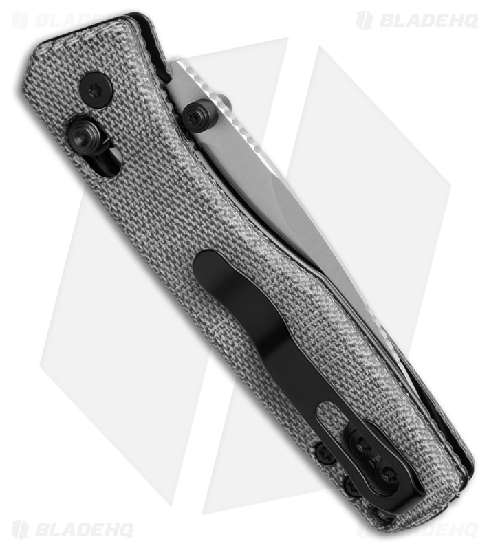 Kizer Aegis Clutch Lock Black Micarta Drop Point Satin AEB-L