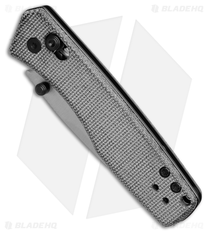 Kizer Aegis Clutch Lock Black Micarta Drop Point Satin AEB-L