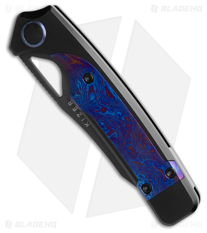 Kizer Ara Knife Black/Purple Titanium Black DLC